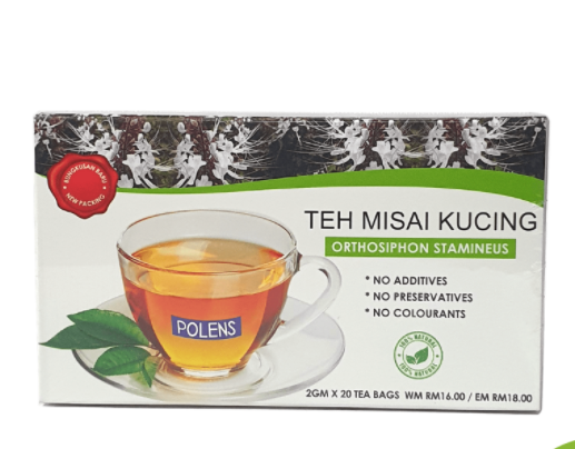 Pollens Teh Misai Kucing (20 uncang) | Lazada