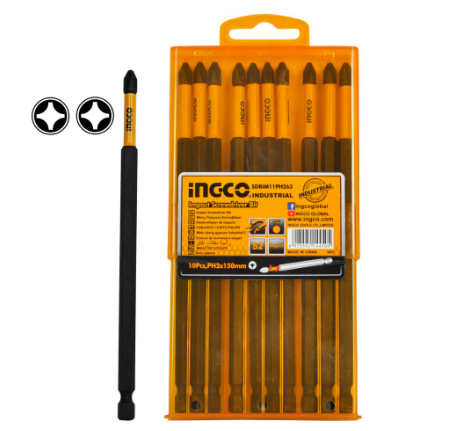 Ingco Impact Screwdriver Bit 2 pcs I 10pcs SDBIM11PH263 | Lazada PH