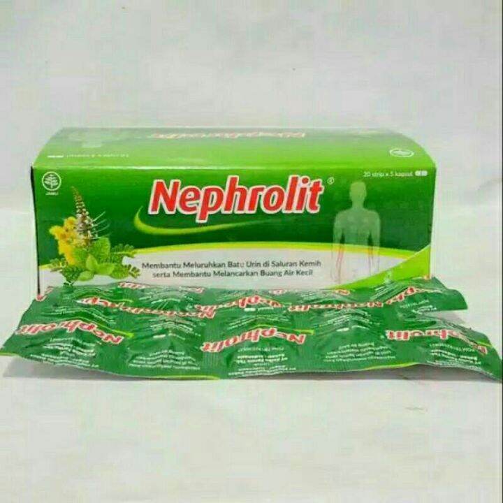 Nephrolit Kalbe 1 Strip Isi 5 Kapsul -Rangkuti Store | Lazada Indonesia