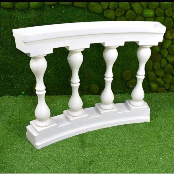Curved Plastic Balustrade Wedding Venue Decoration FP-242 (78x13x59cm ...