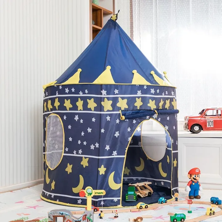 UNIONE Portable Folding Home Camping Kids Tent Castle Cubby House ...