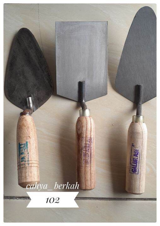 sendok sekop semen stainless tebel cetok galur asli kotak alat tukang ...