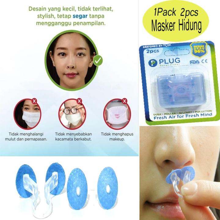 PLUG NASAL Filter Masker Hidung 3 - Lapis Filter Hidung Yang Secara ...