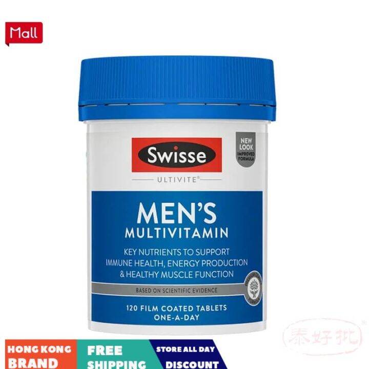 Swisse Men's Ultivite Multivitamin 120 Tablets(new packing) | Lazada