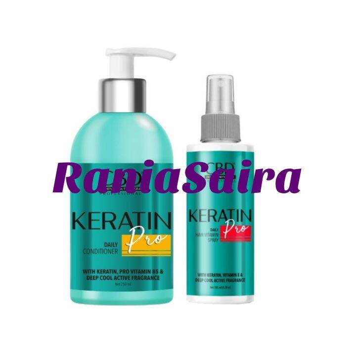 CBD Keratin Pro Daily PAKET Conditioner 250ml & Hair Vitamin Spray ...