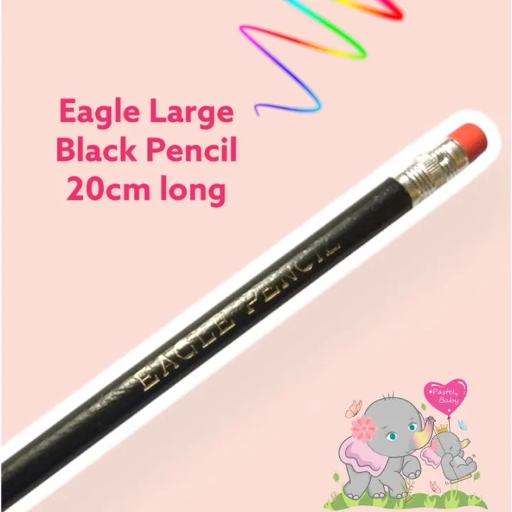 Assorted Large Jumbo Black Pencil 20cm Long School Supplies | Lazada PH