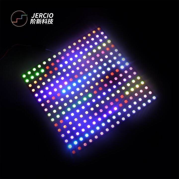 WS2812B RGB Flexible 16x16 Pixel Panel Matrix Screen ECO Led Module ...