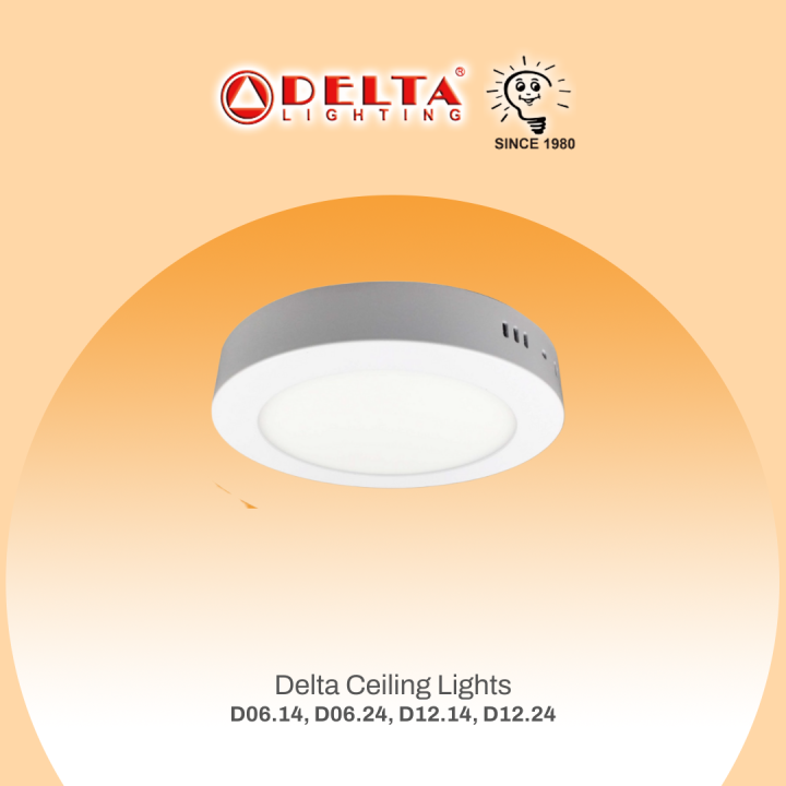 Delta Lighting Ceiling Lights LED Super Slim Downlight Round Surface ...