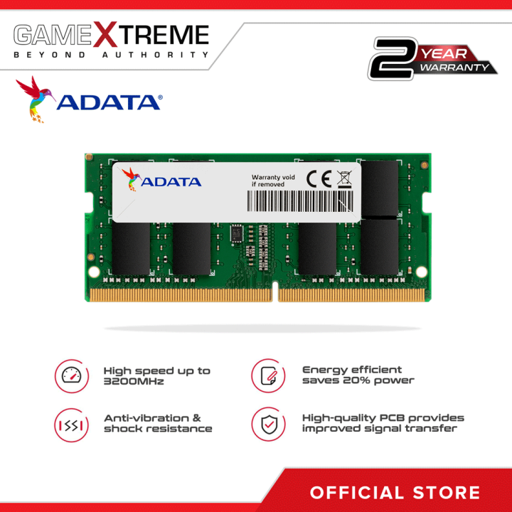 ADATA 16GB DDR4 3200MHZ PC4-25600 U-DIMM Memory AD4U320016G22-SGN ...