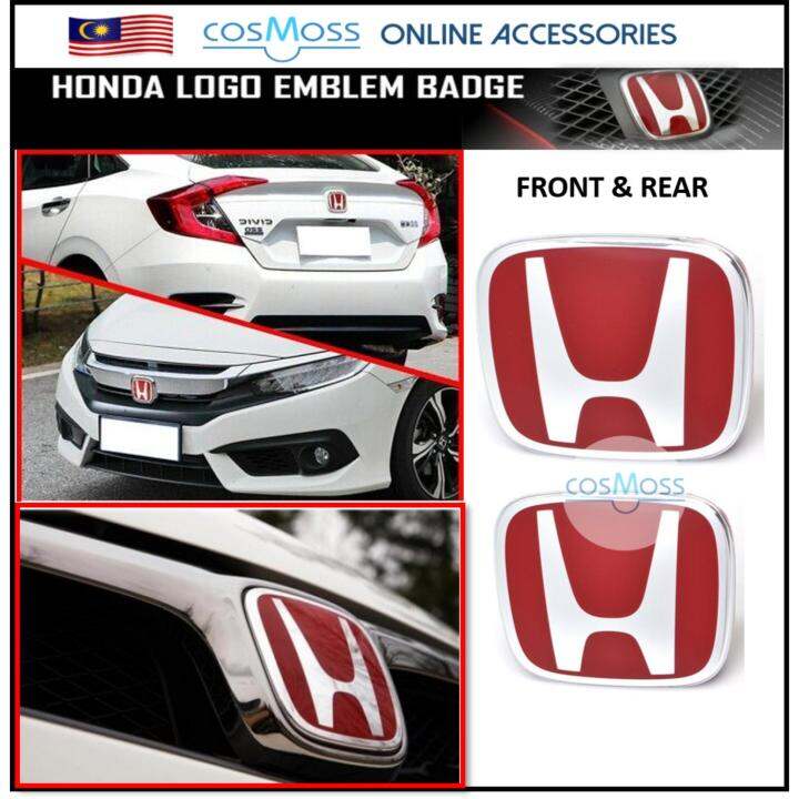 Honda CRV 2006-2012 Type-R Front & Rear Logo(Badge/Emblem) | Lazada