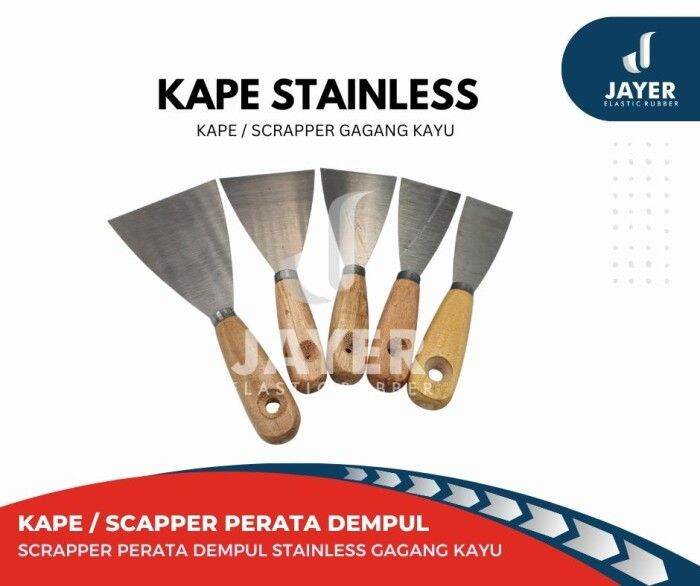 Kape stainless steel Perontok cat / Kape perata dempul | Lazada Indonesia