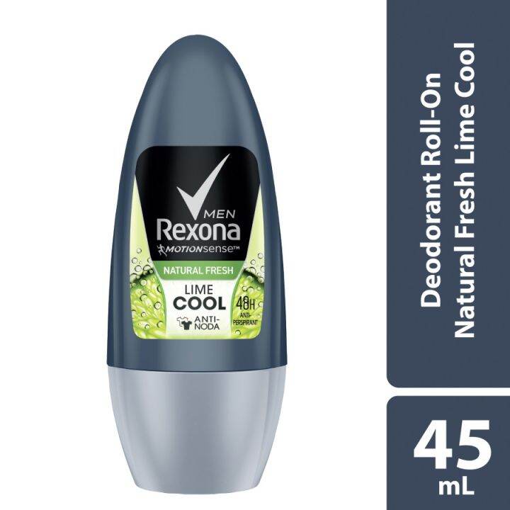 Rexona Men Roll On Natural Fresh Charcoal Fresh 45Ml Deodoran Deodorant ...