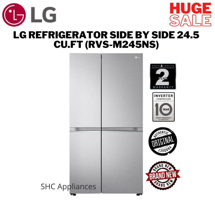 LG Refrigerator Side by Side 24.5 cu.ft RVS-M245NS | Lazada PH
