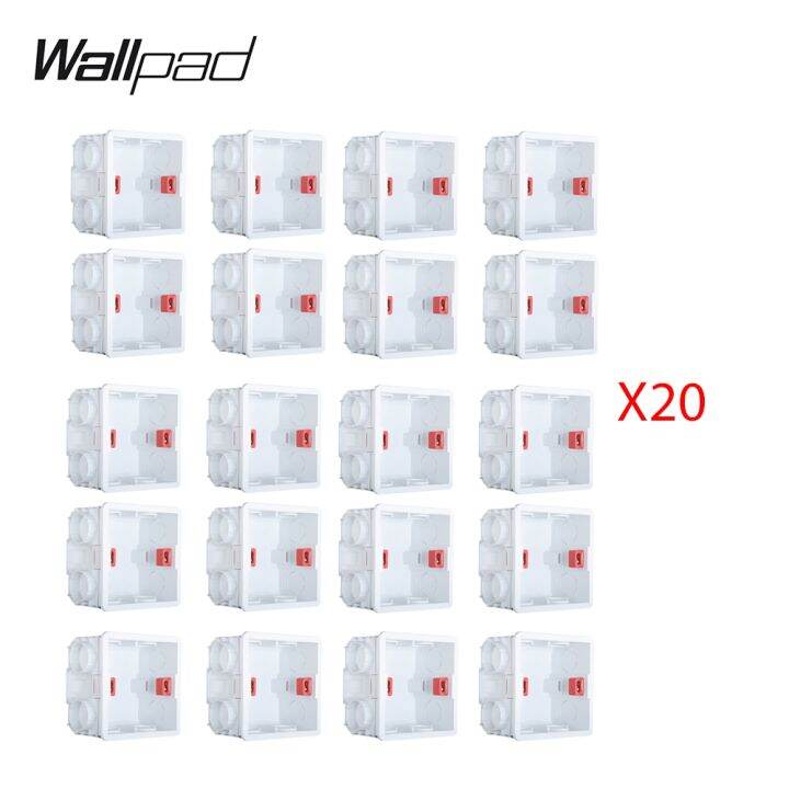 86x86 Fireproof Wall Mount Internal Junction box for 3x3 EU UK Switch ...