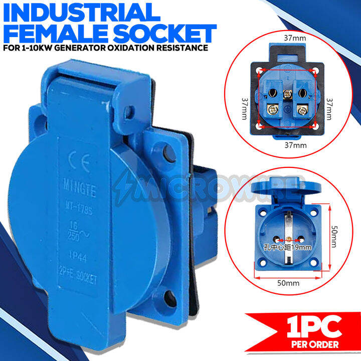 Industrial Socket Female Socket 220-250V 16A Electrical Connector ...