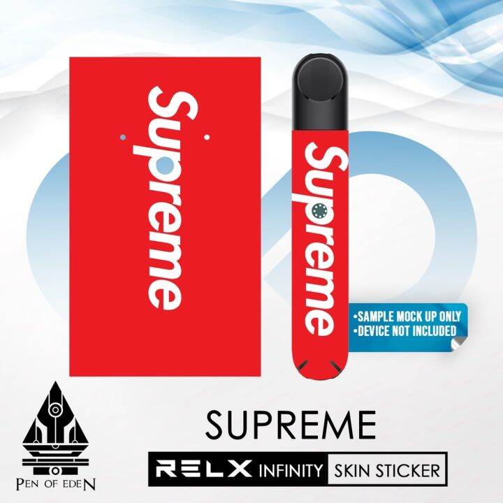 ☼ﺴ☽ Supreme Relx Infinity Skin Sticker (STICKER ONLY! DEVICE IS NOT ...