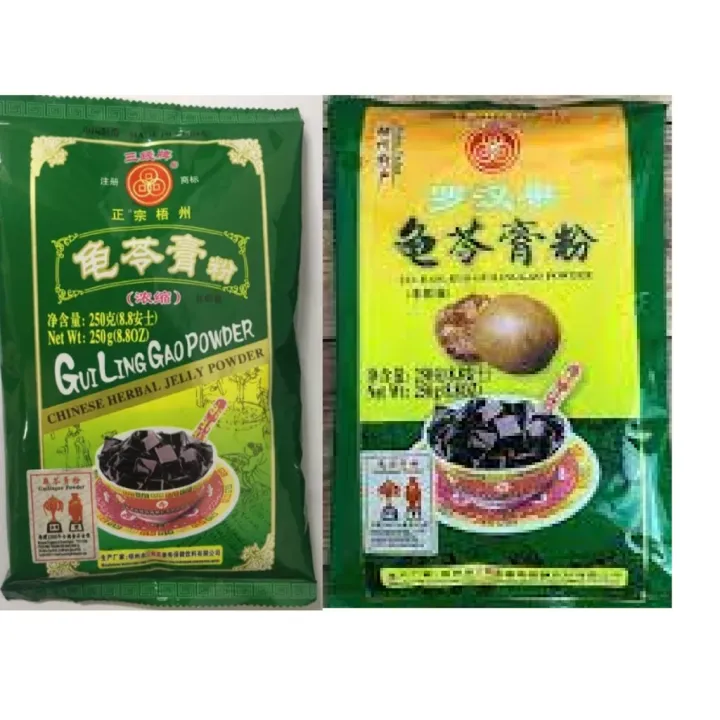 Three Coins Gui Ling Gao Powder 三钱牌 罗汉果龟苓膏粉 / 龟苓膏粉 CHINESE HERBAL JELLY ...