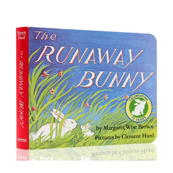The Runaway Bunny fleeing rabbit paperboard Book English children's ...