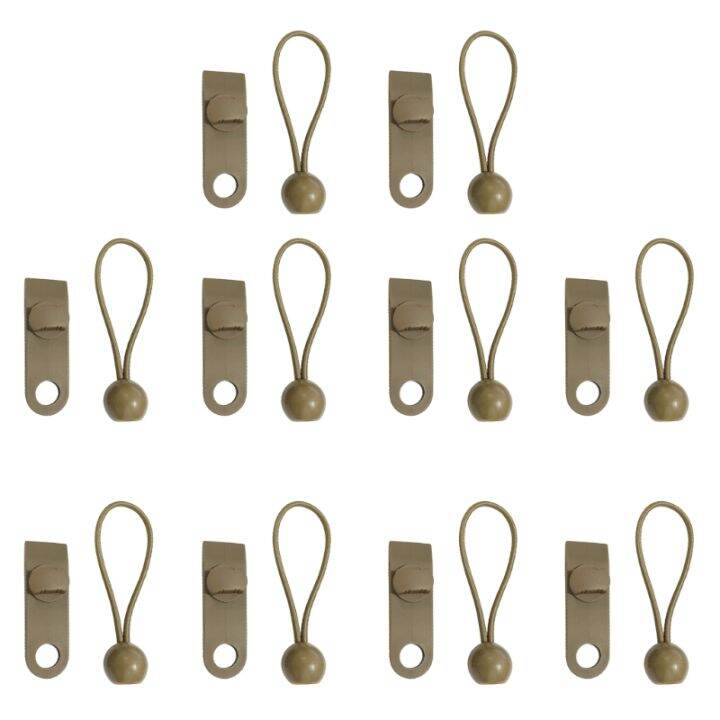 10 Pcs Tent Tarp Clips Awning Tarpaulin Canopy Clamp Set with Heavy ...