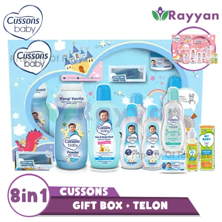 [CX]Cussons Gift Box + Telon | Paket hadiah Cusson Baby Box Baru Lahir ...