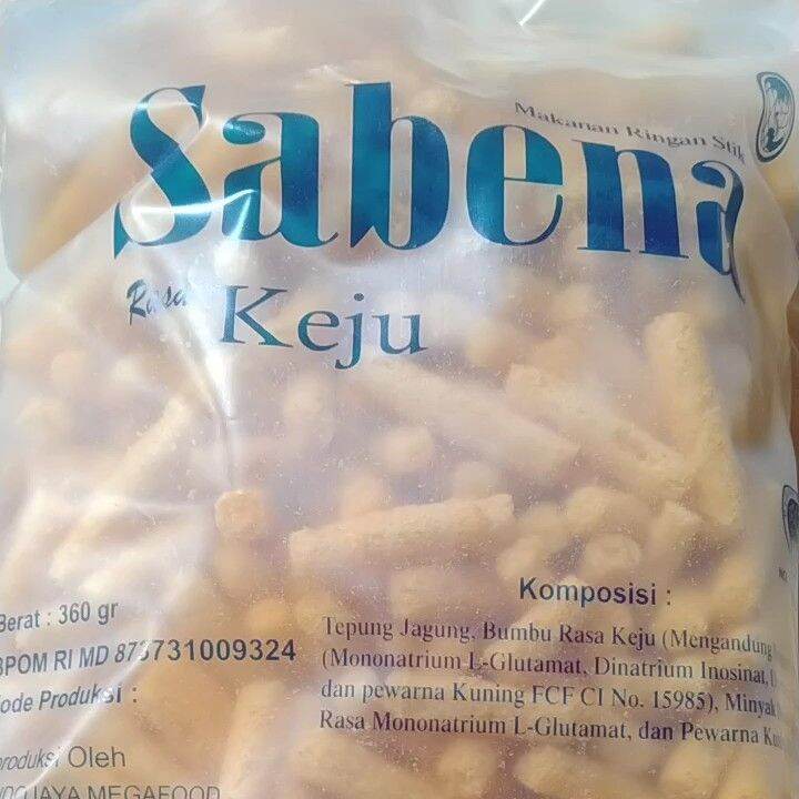 Sabena Khusus rasa Keju makanan ringan 360 gr/stik Sabana enak dan ...