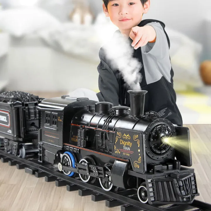 Kmoist Rail Car Model Railway Train spray Educational Toys Children ...