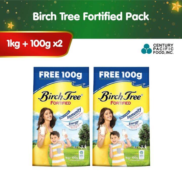Birch Tree Fortified 1kg + 100g x2 | Lazada PH