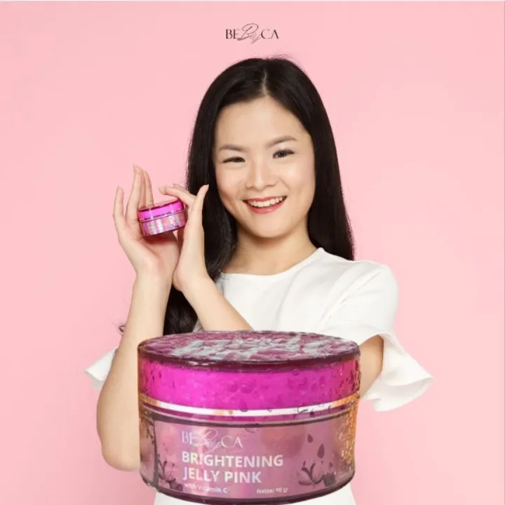 Jelly Pink Bpom Brightening Jelly Ping Jelly Glowing Pink Cream Krim