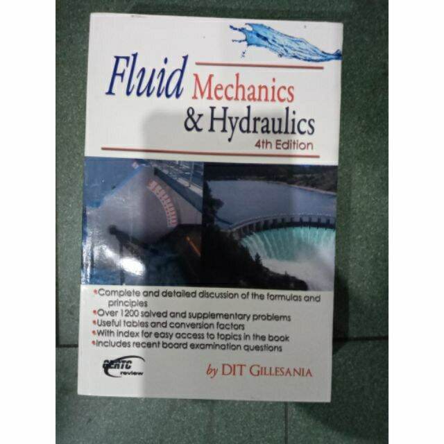 Fluid Mechanics and Hydraulics Gillesania | Lazada PH