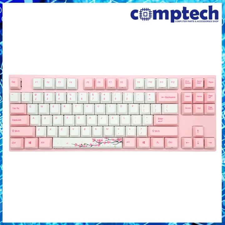 Varmilo VA87M Sakura Pink TKL Dye Sub PBT 80% Mechanical Keyboard NO ...