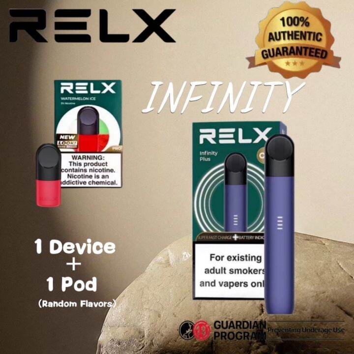 REL X original Device (5TH) with one juice pods Switch relex infinity ...