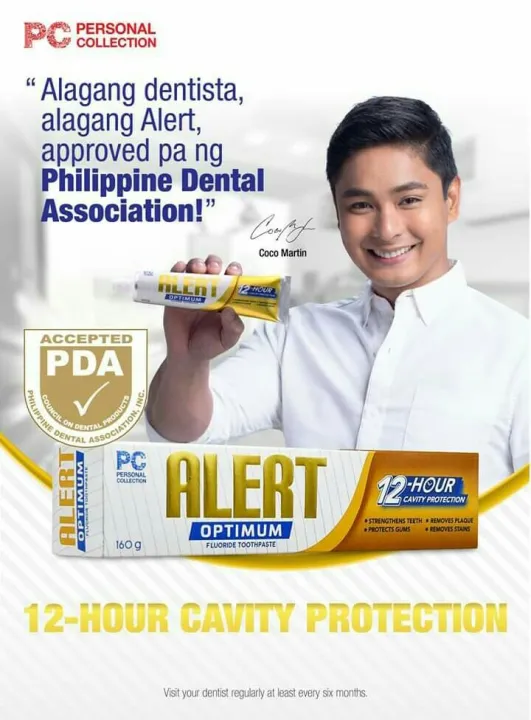 Alert Optimum 12-Hour Protection Fluoride Toothpaste 160 mg | Lazada PH