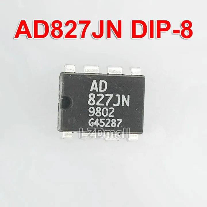 2 pcs AD827JN DIP - 8 AD-827JN AD827 DIP8 ต่ำเสียงตัวขยายเสียงแบบคู่ | Lazada.co.th