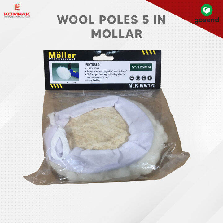 Polishing Wol 5" Refill Kain Woll Poles Mobil, Wool Polisher 5 Inch ...
