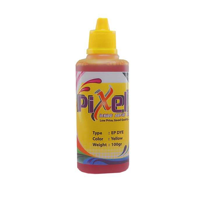 Tinta Refill PIXEL EP DYE 100ml Untuk Printer Inkjet - Yellow | Lazada Indonesia