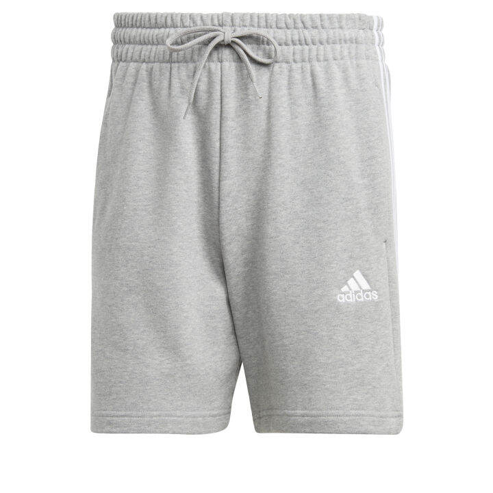 adidas ไลฟ์สไตล์ กางเกงผ้าเฟรนช์เทอร์รีย์ขาสั้น Essentials 3-Stripes ...