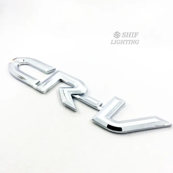 HYS 1 X ABS Chrome CRV Logo Auto Car Trunk Lid Emblem Badge Sticker ...
