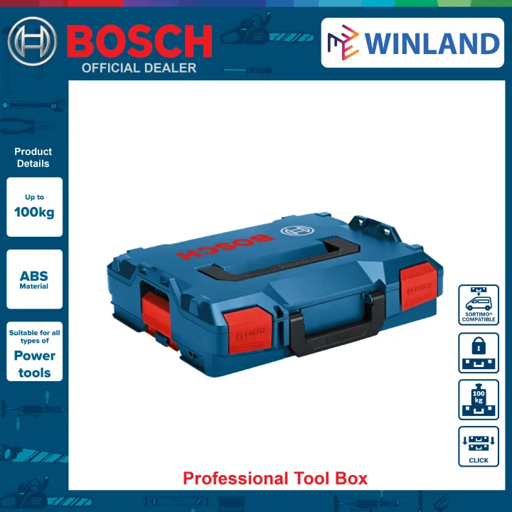BOSCH by Winland L-BOXX 102 Professional Tool Box Case Storage Carrying ...