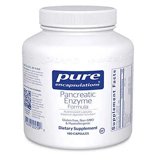 Pure Encapsulations Pancreatic Enzyme Formula | Supplement to Support ...
