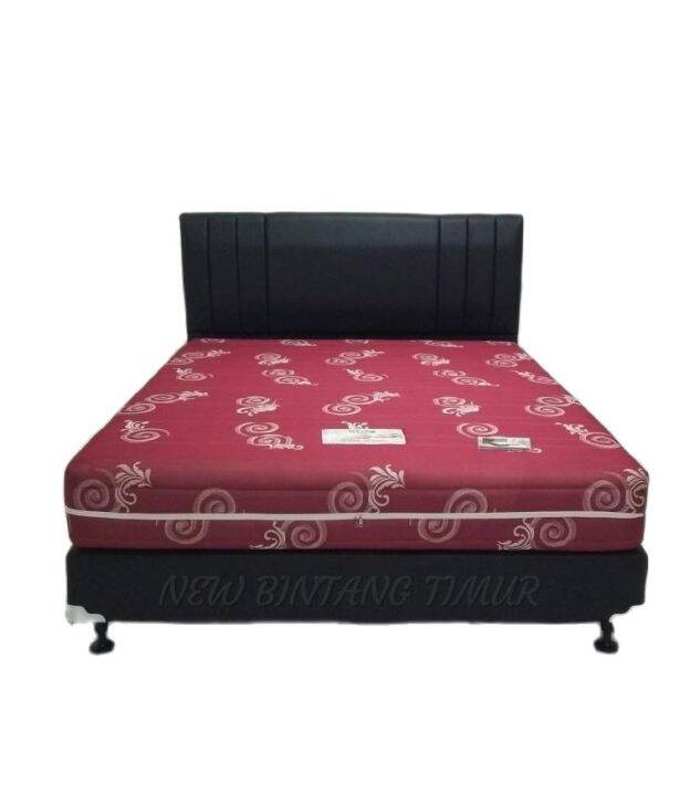 Spring Bed Micro Sleep Ortho Dream Merah 180 x 200 HB Queen Full Set ...