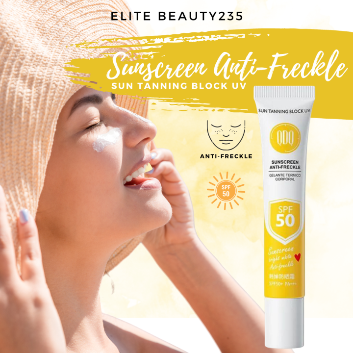 AUTHENTIC SPF 50+ PA+++ Sunscreen Anti-Freckle - Sun Tanning Block UV ...