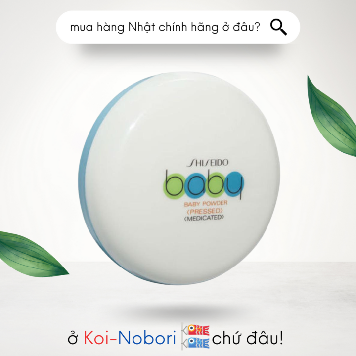 Phấn phủ Shiseido Baby Powder dạng nén giúp da kiềm dầu, mềm mịn tự ...