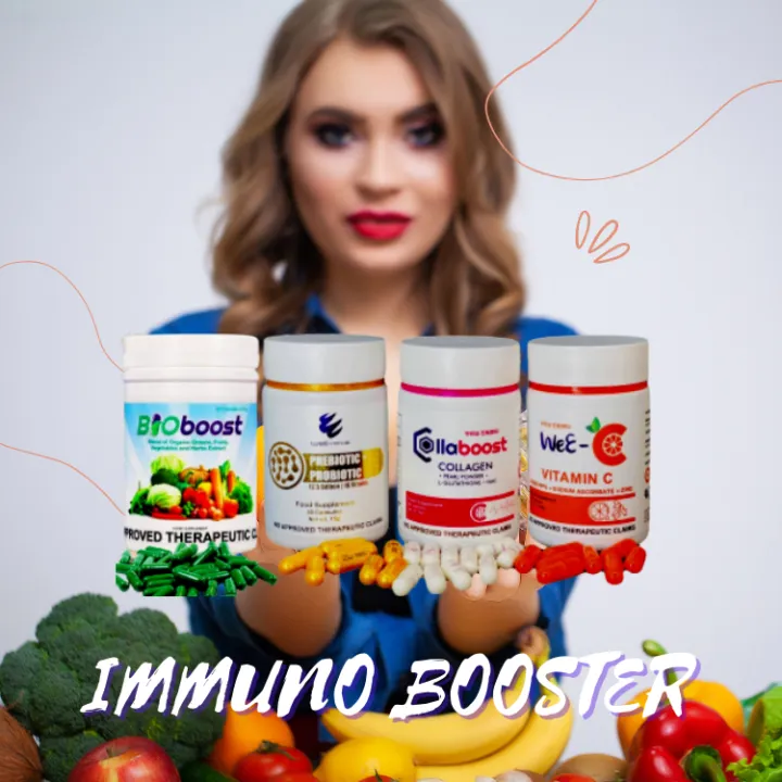 Immuno Booster Multivitamins WeE-C Vitamin C Collagen Prebiotics Probiotics digestion collagen ...