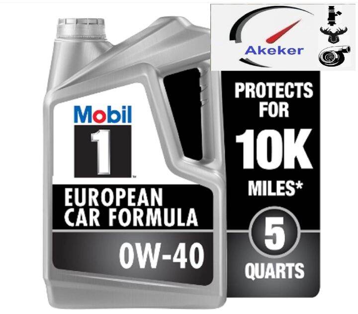 Mobil 1 FS European Car Formula Full Synthetic Motor Oil 0W40 0W-40 5 ...