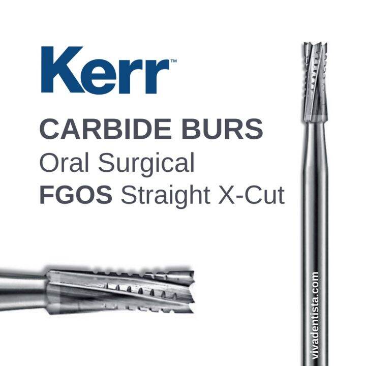 Kerr Dental Surgical Carbide Bur FGOS (Straight) High Speed | Lazada PH