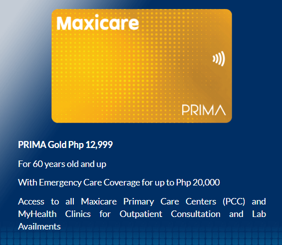 Maxicare PRIMA Gold | Lazada PH