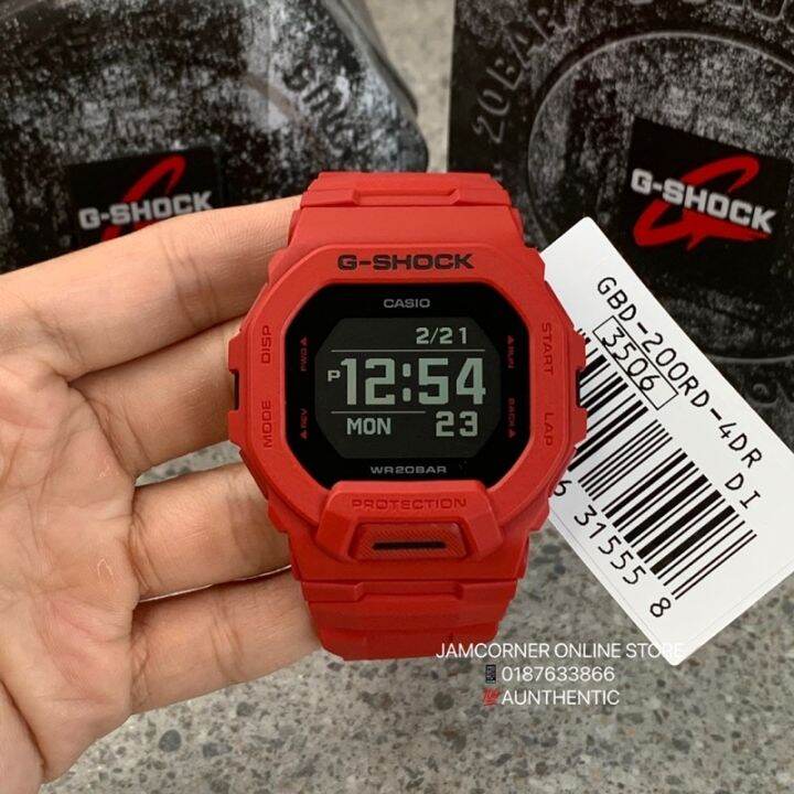 ASIA SET 100% ORIGINAL CASIO G-SHOCK GBD-200RD-4 sporty G-SHOCK in ...