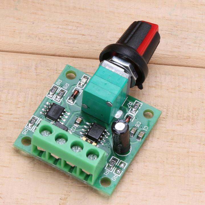 DC New 1.8V 3V 5V 6V 12V 2A Low Voltage Motor Speed Controller Module Voltage Regulator Dimmer ...