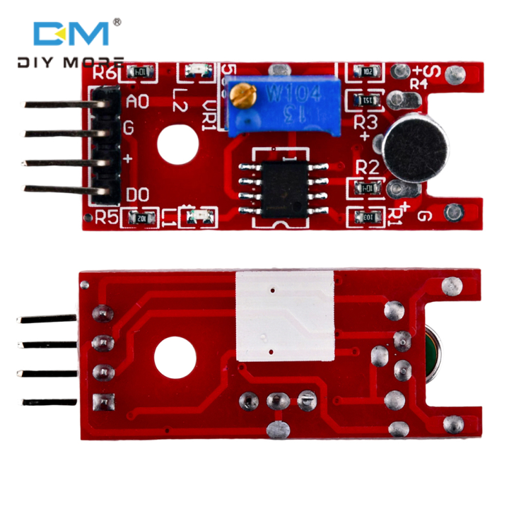 diymore DC 3V/5V Microphone Amplifier Sound Sensor Sound MIC Voice ...