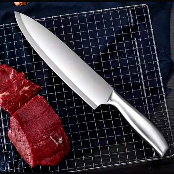 【KW】stainless steel super sharp silver knife 7 inch | Lazada PH